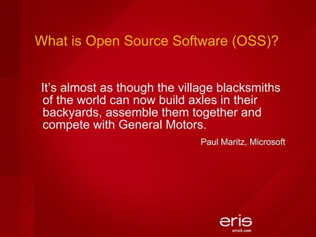An Open Source Case Study | PPT