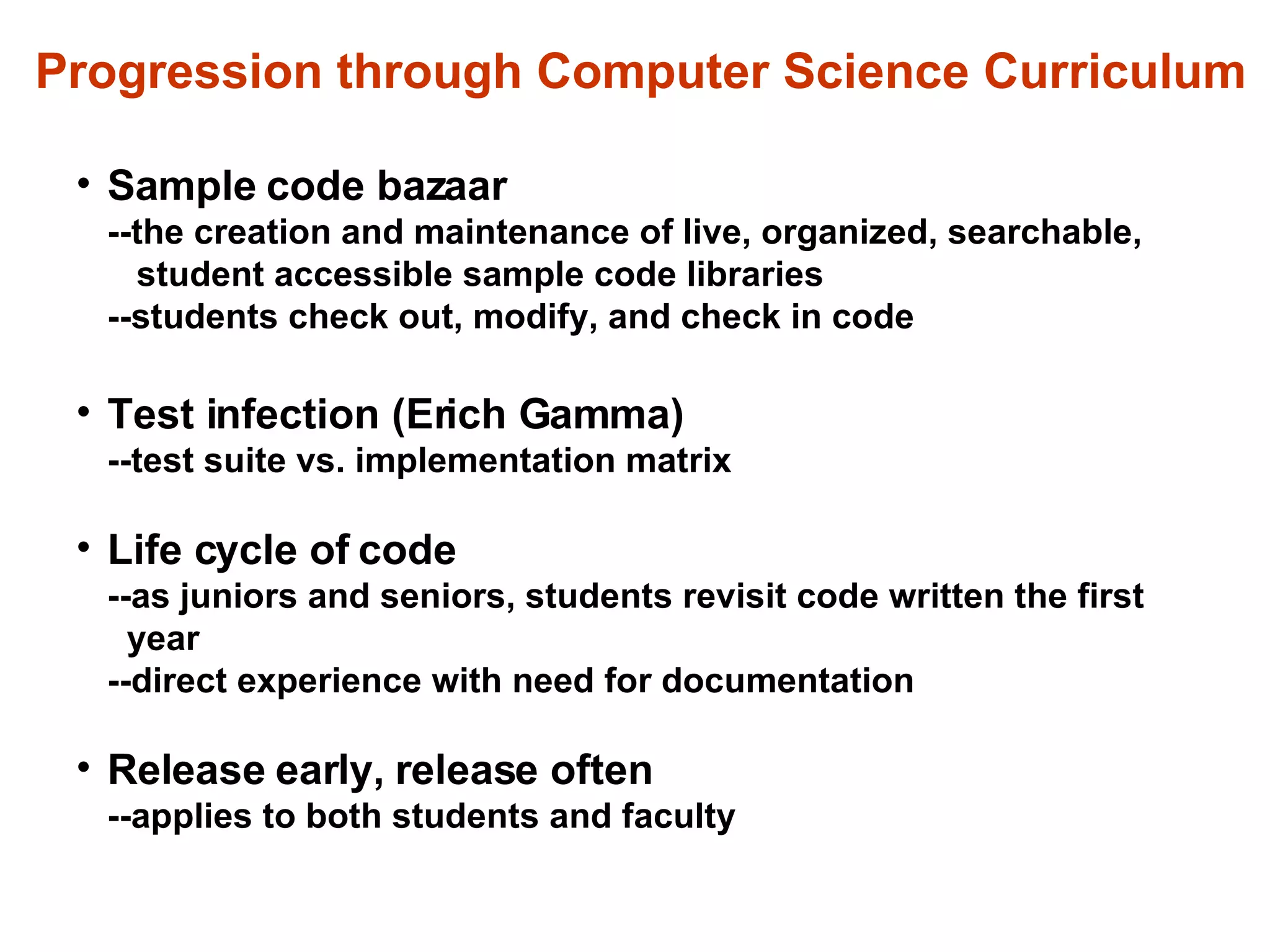 An Open Source Framework For Teaching Bioinformatics Ppt Computing