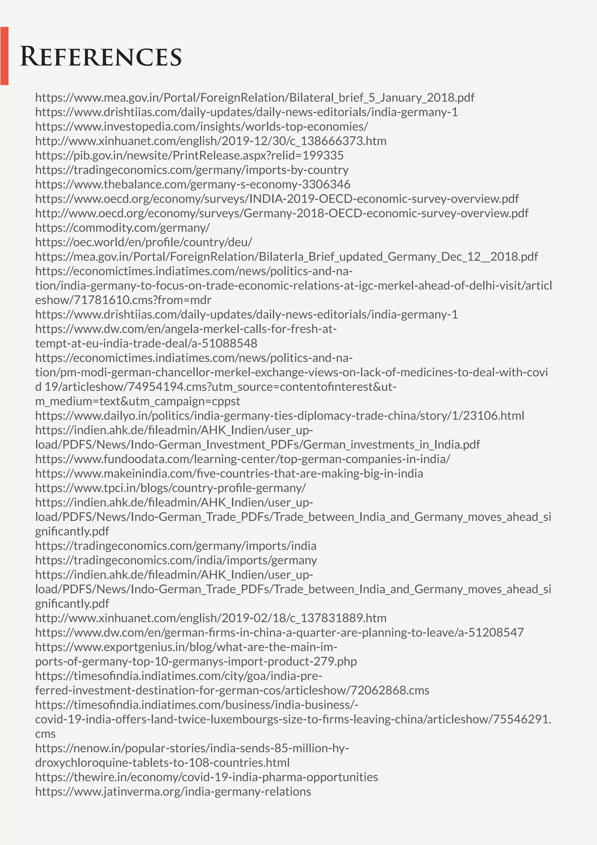 An overview of India Germany Trade relationship today and tomorrow | PDF