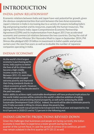 An overview of india japan trade relation today and tomorrow | PDF