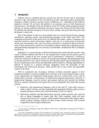 An Overview Of The Singularity Project | PDF