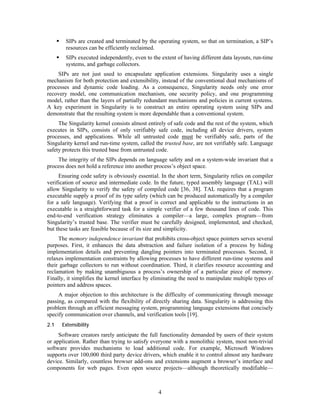 An Overview Of The Singularity Project | PDF