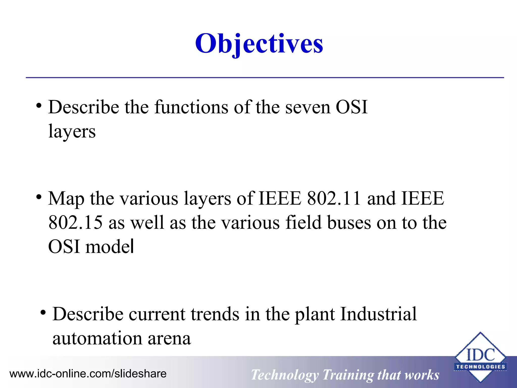 Setting Up Understanding And Troubleshooting Of Industrial Ethernet And Automation Networks Ppt