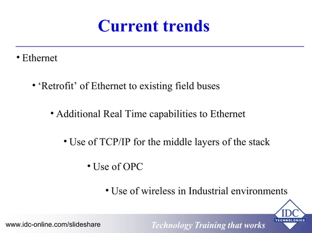Setting Up, Understanding & Troubleshooting of Industrial Ethernet & Automation Networks | PPT ...