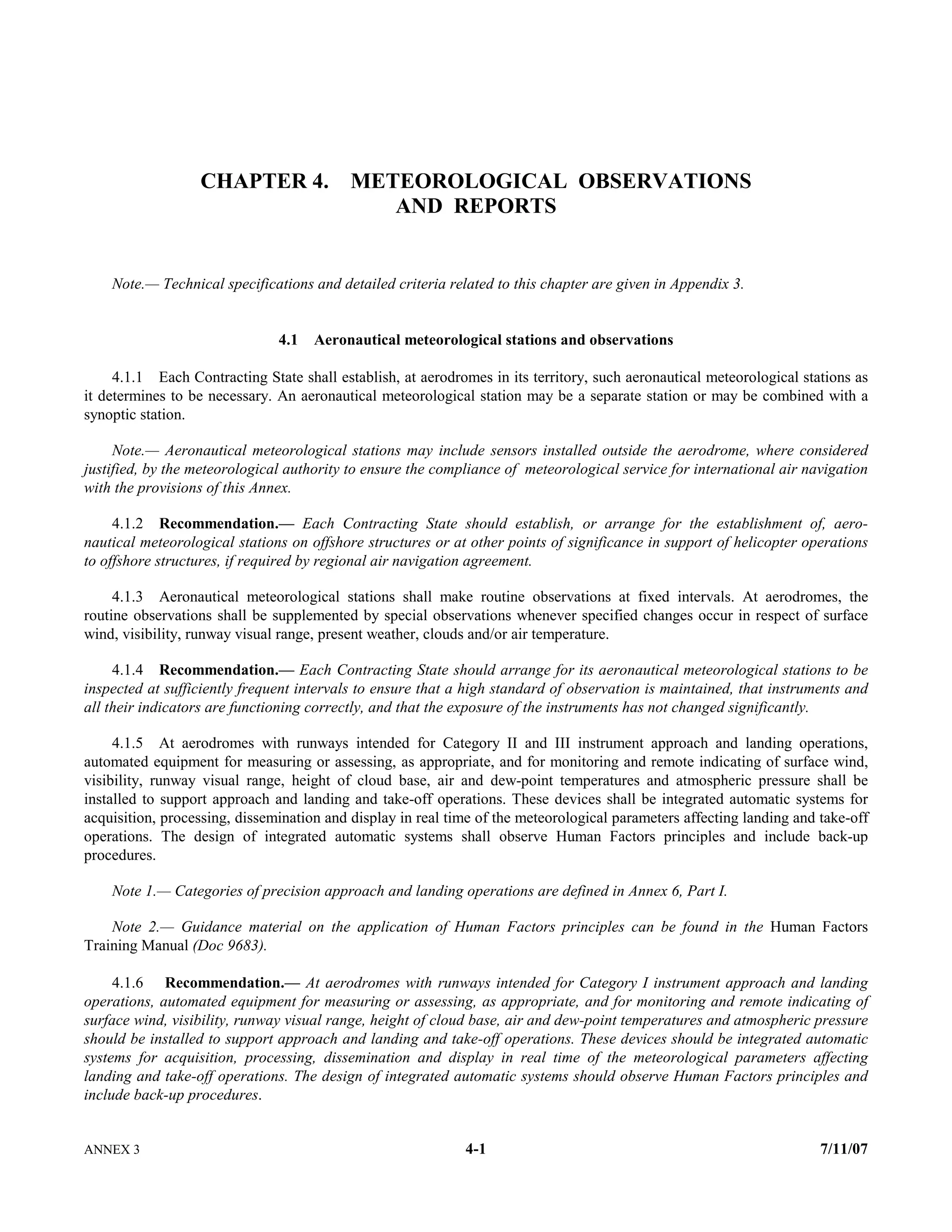 Annex 3 (Meterologi Service) | PDF