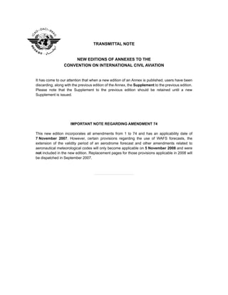 Annex 3 (Meterologi Service) | PDF