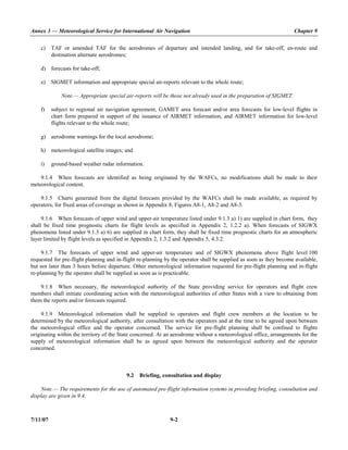 Annex 3 (Meterologi Service) | PDF