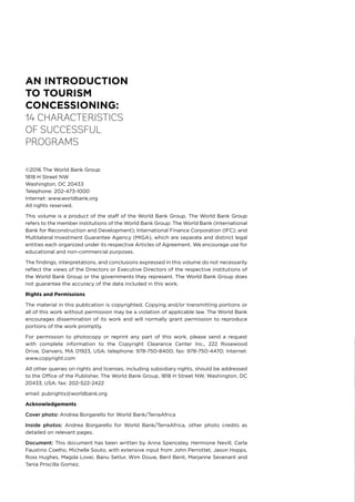 An introduction to tourism concessions | PDF