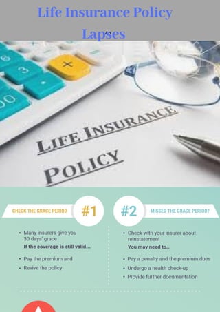 Life Insurance Policy Lapses | PDF
