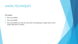 Analysis of variance(one way ANOVA).pptx