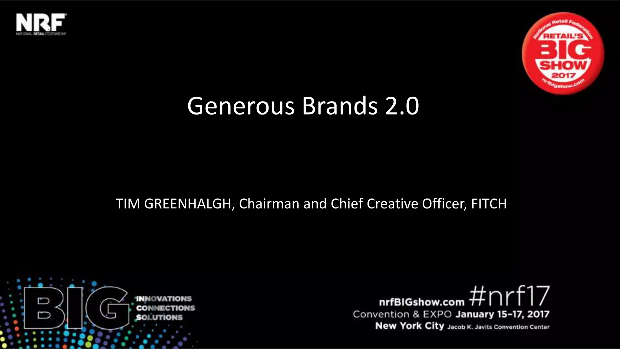 Generous Brands 2.0 | PDF