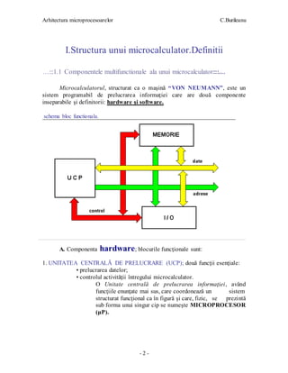 arhitectura-microprocesoarelor_cursul amp profesor burileanu_44509 | DOC