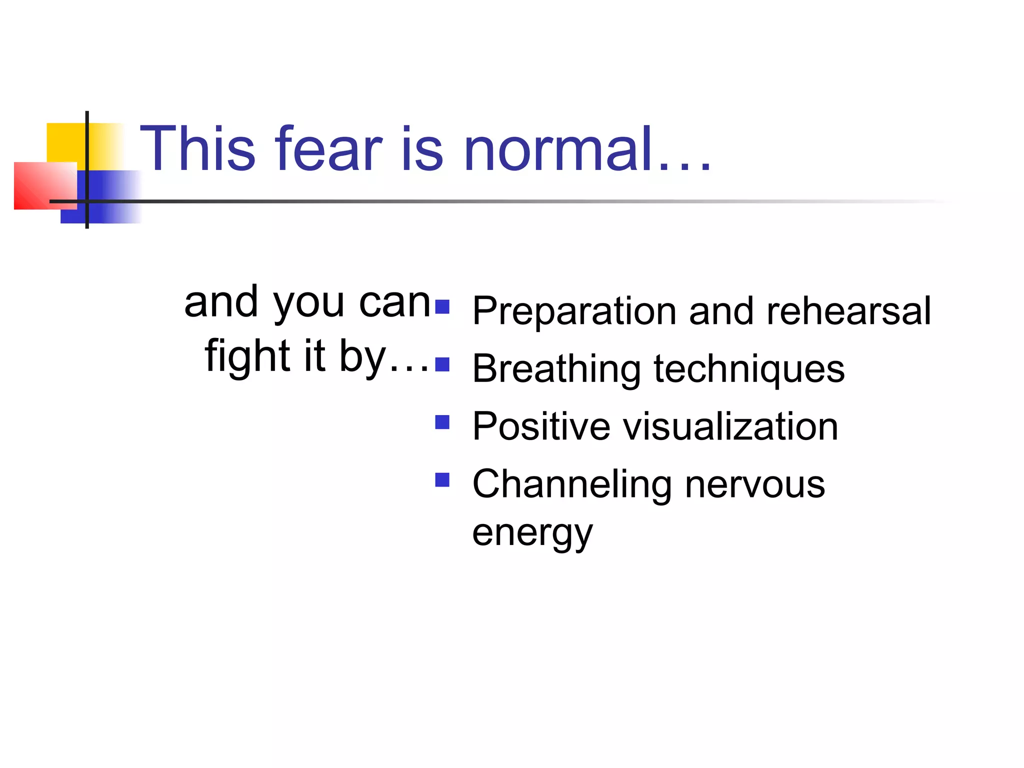 Stage Fright | PPT
