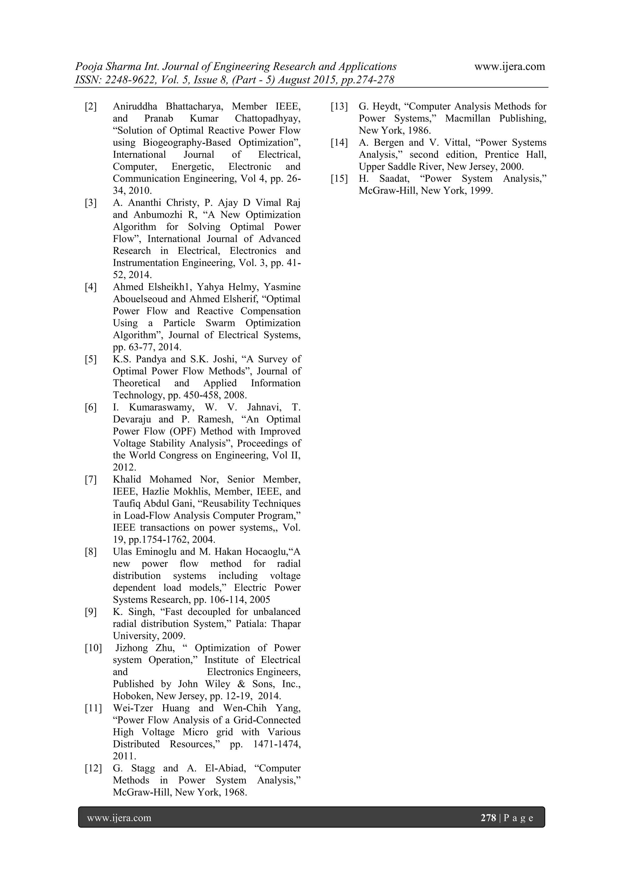 Evaluation of IEEE 57 Bus System for Optimal Power Flow Analysis | PDF