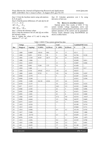 Evaluation of IEEE 57 Bus System for Optimal Power Flow Analysis | PDF