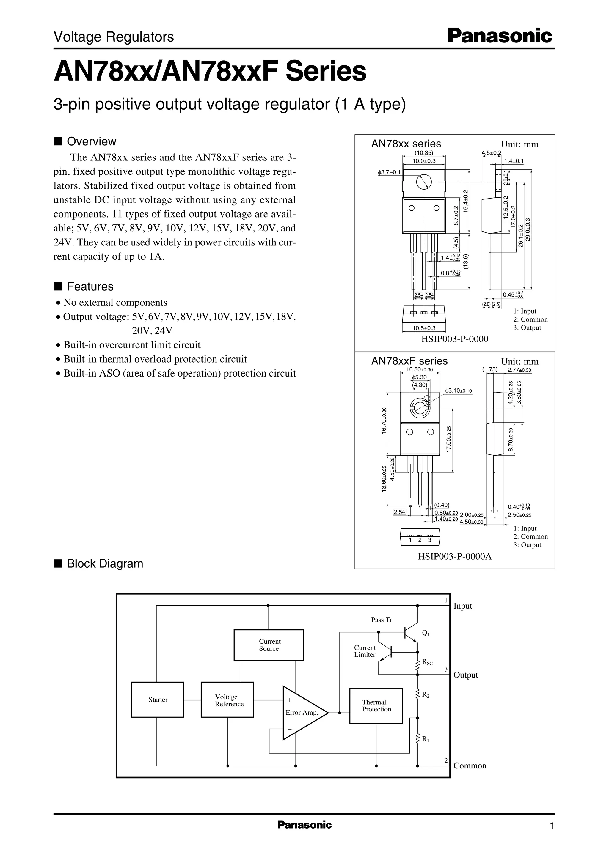 An7805 f panasonic_elenota.pl