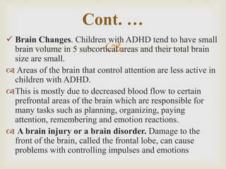 Attention Deficit Hyperactivity Disorder (ADHD) | PPTX | Brain and Nervous System Disorders ...