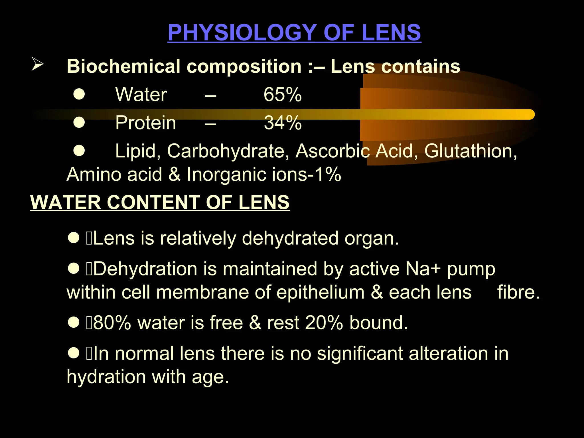 anatomy & physiology of lens | PPT