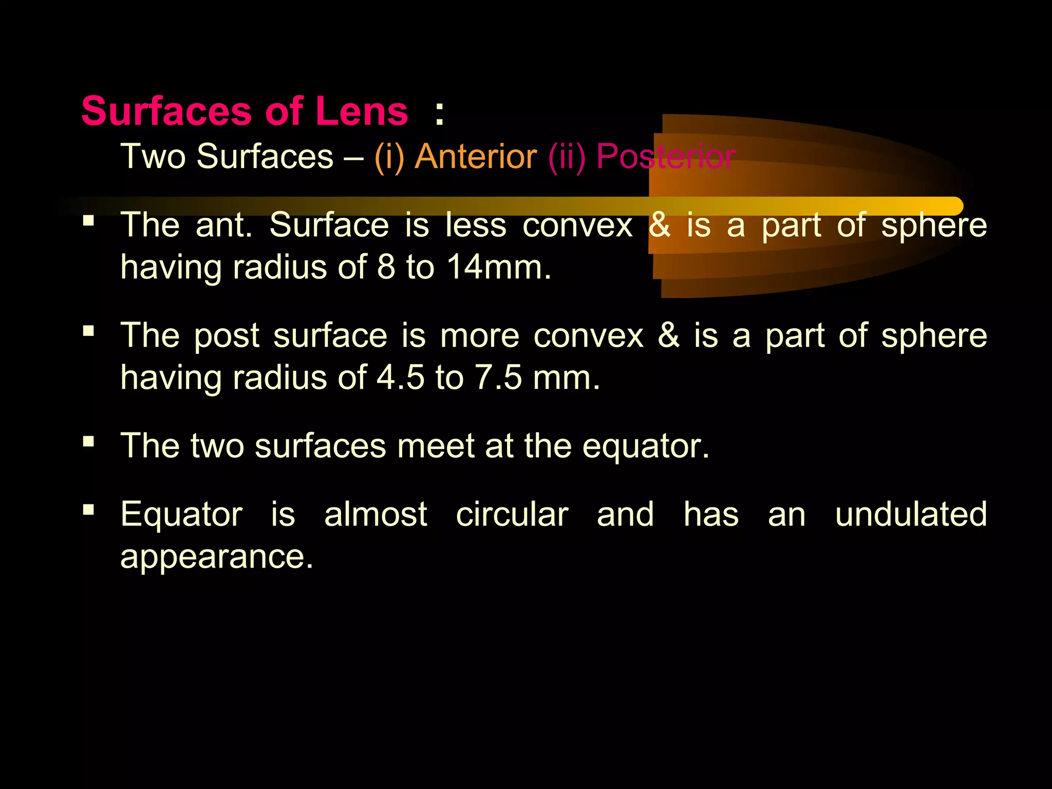 anatomy & physiology of lens | PPT