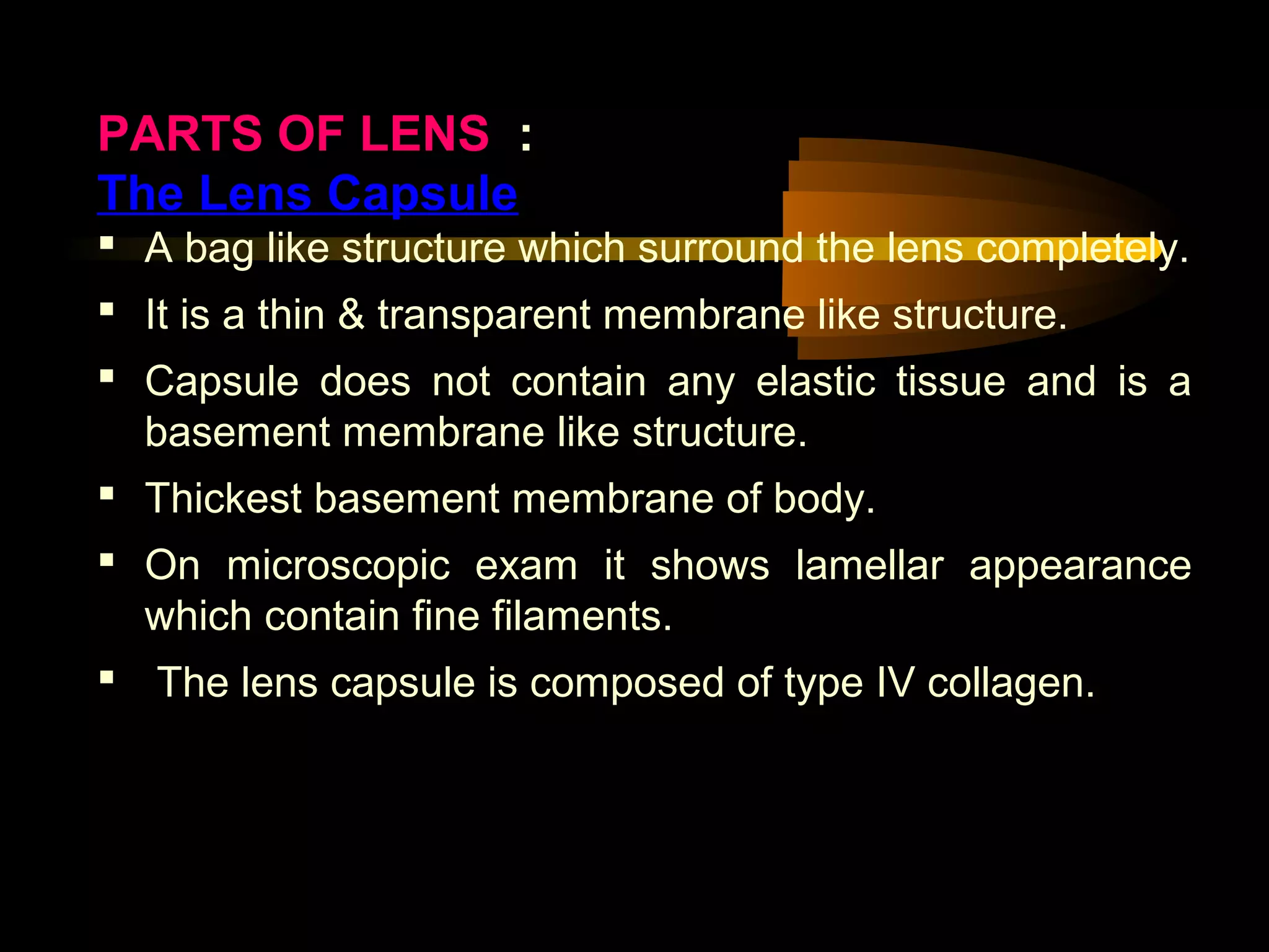 anatomy & physiology of lens | PPT