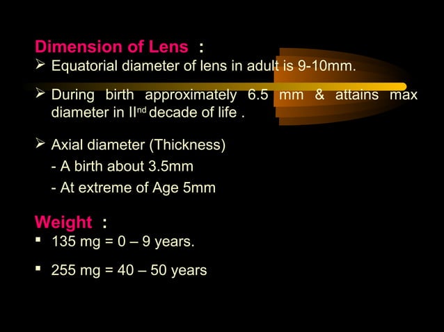 anatomy & physiology of lens | PPT | Biological Sciences | Science