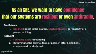 Introduction to Chaos Engineering | SRECon Asia - Ana Medina | PDF