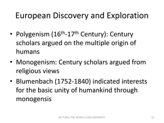 Ana 4 biological anthropology and comparative anatomy | PPT
