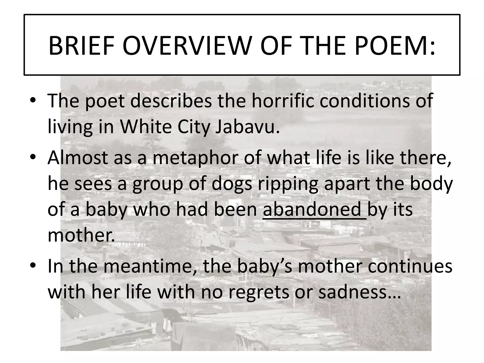 An abandoned bundle | PPTX