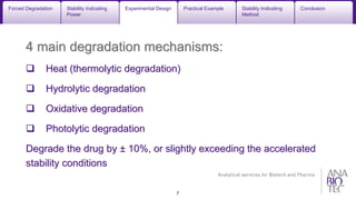 Anabiotec presentation forced degradation | PDF