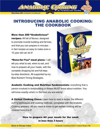 Anabolic Cooking | PDF