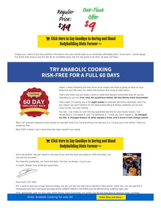 Anabolic cooking | PDF