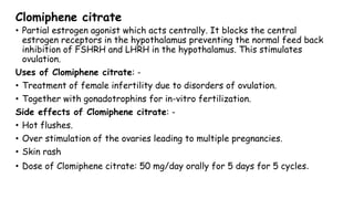 Anabolic Steroids and Drugs for Infertility.pptx