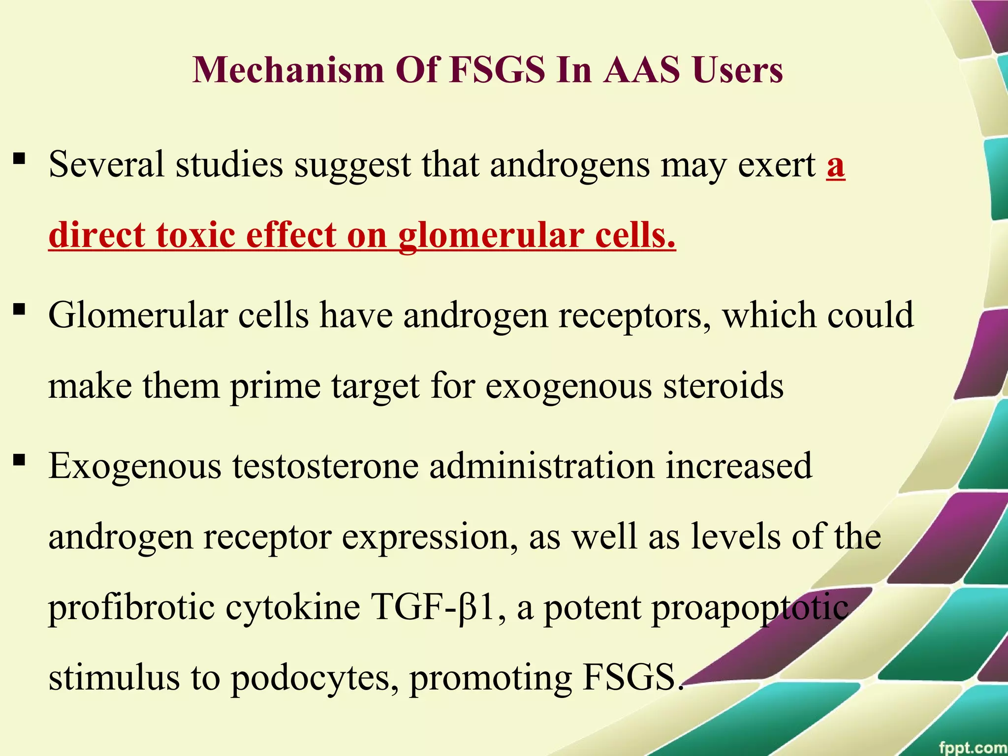 Anabolic steroids and kidney | PPT