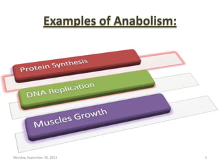 Anabolism | PPTX | Chemistry | Science