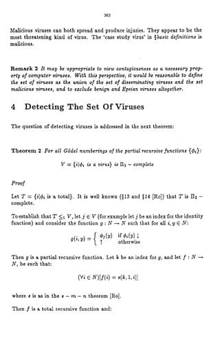 An abstract theory of computer viruses | PDF