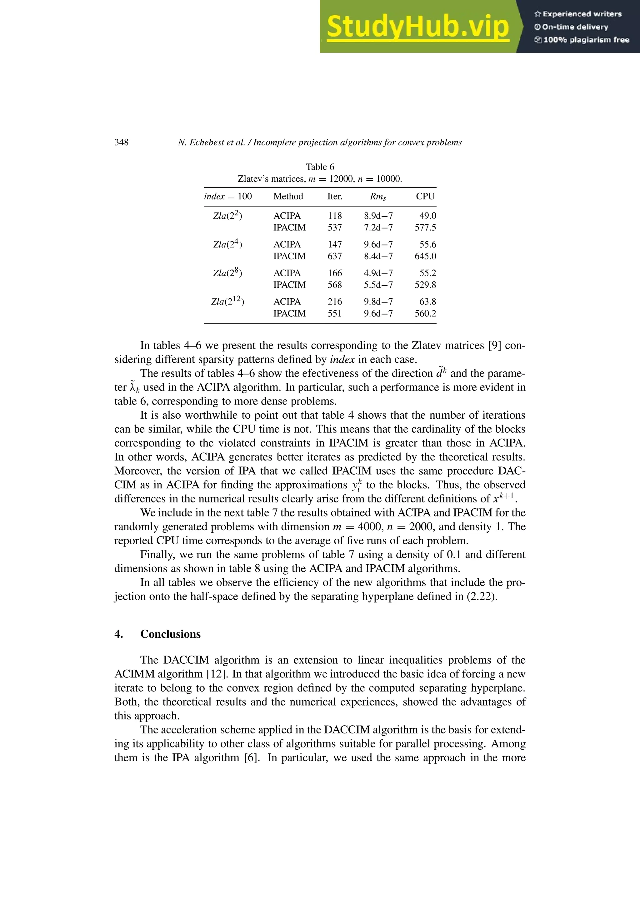 An Acceleration Scheme For Solving Convex Feasibility Problems Using Incomplete Projection 