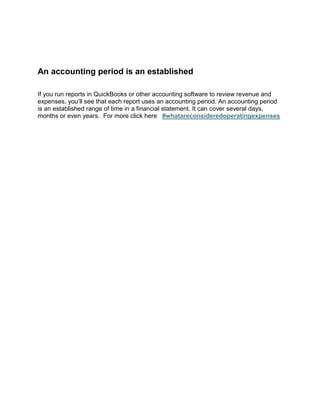 An accounting period is an established.docx