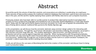 Accumulo Summit 2016: An Accumulo Connector for Presto | PDF