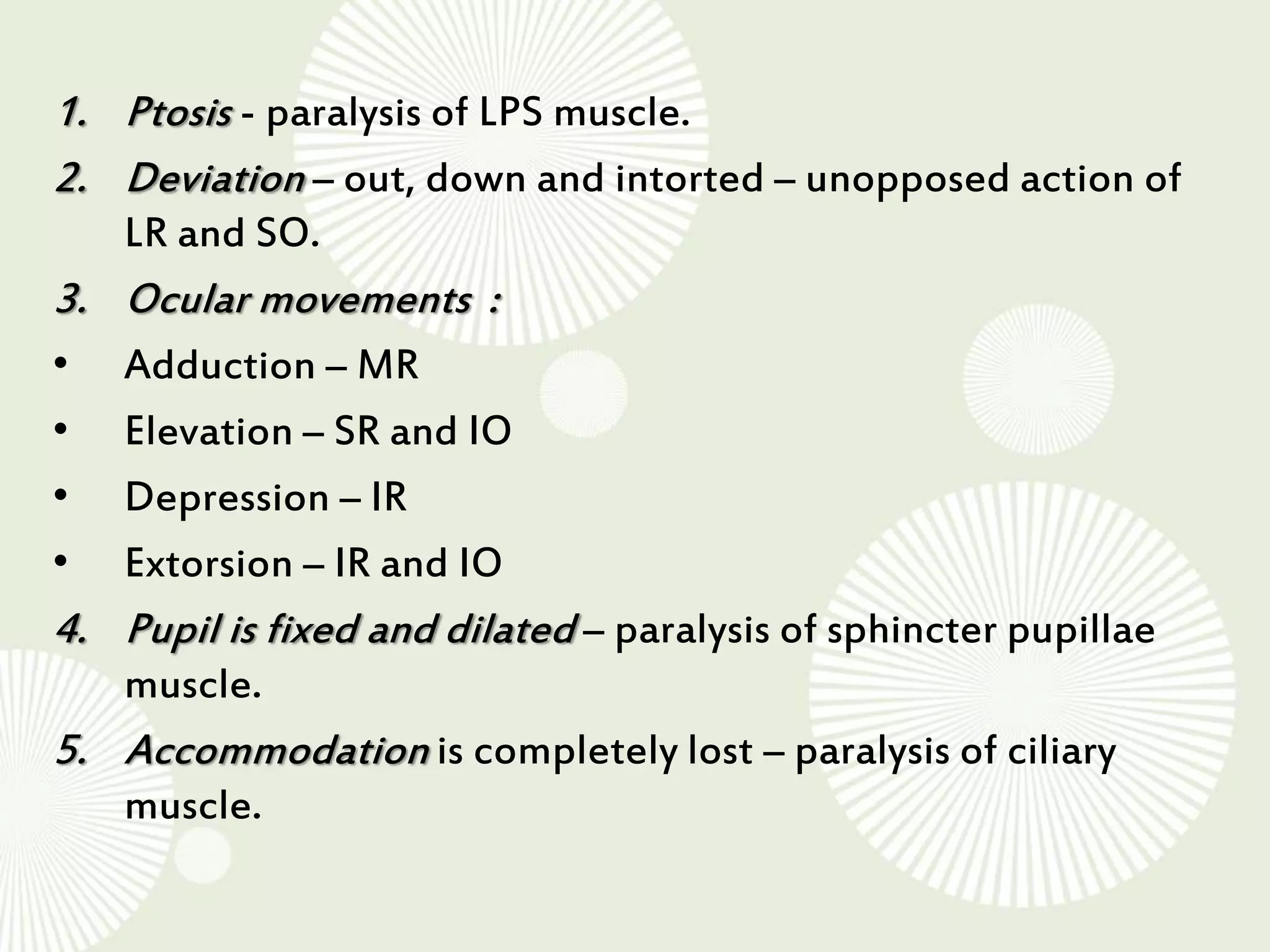 Anatomy of 3rd cranial nerve | PPTX