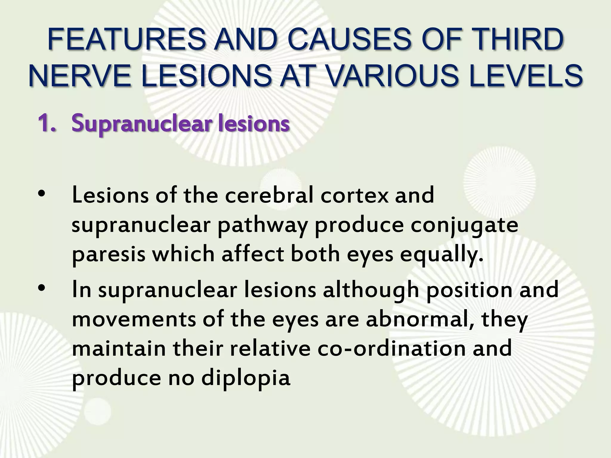 Anatomy of 3rd cranial nerve | PPTX