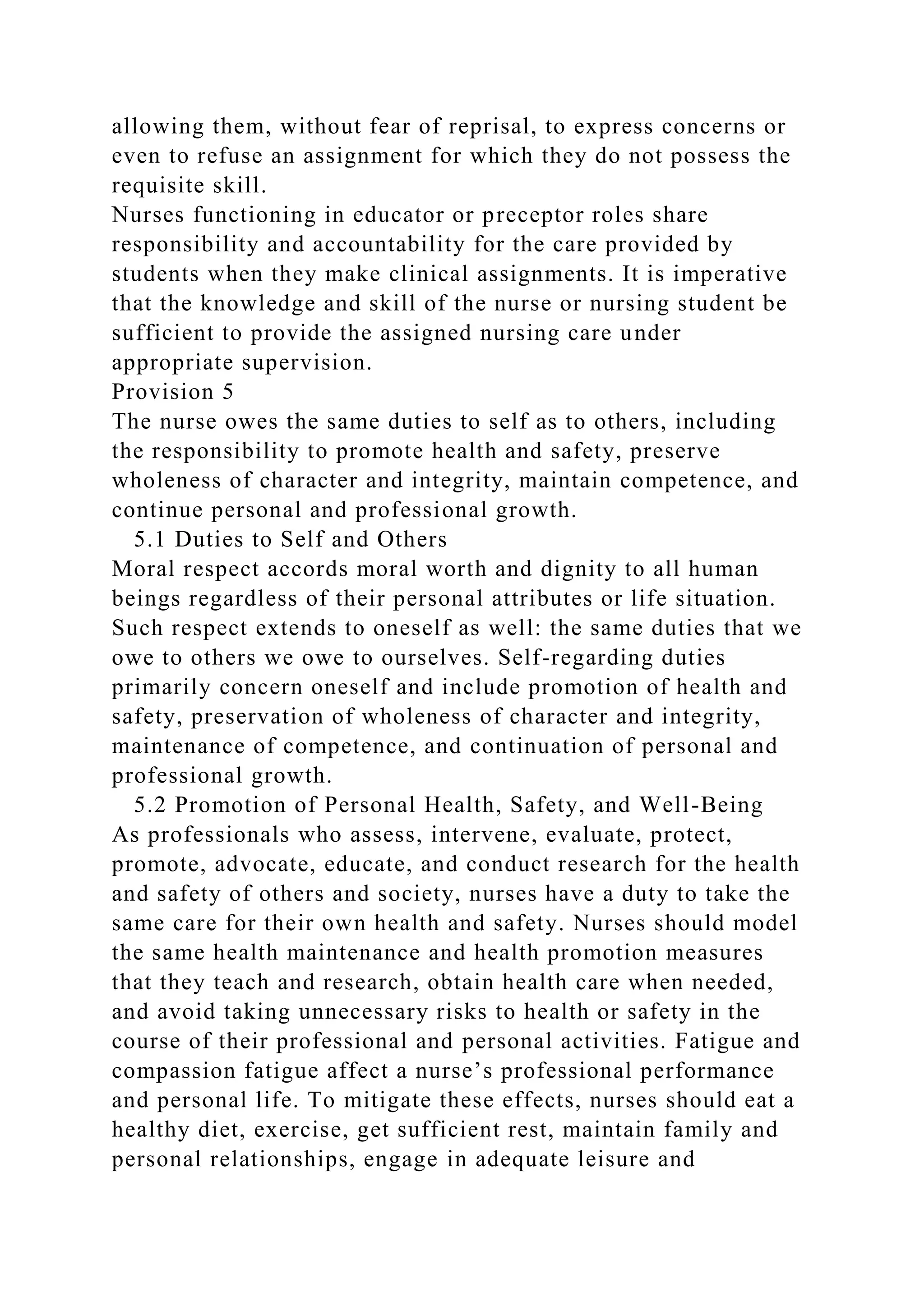 ANA CODE OF ETHICSAPPENDIXBPrefaceThe Code of Ethics for N.docx