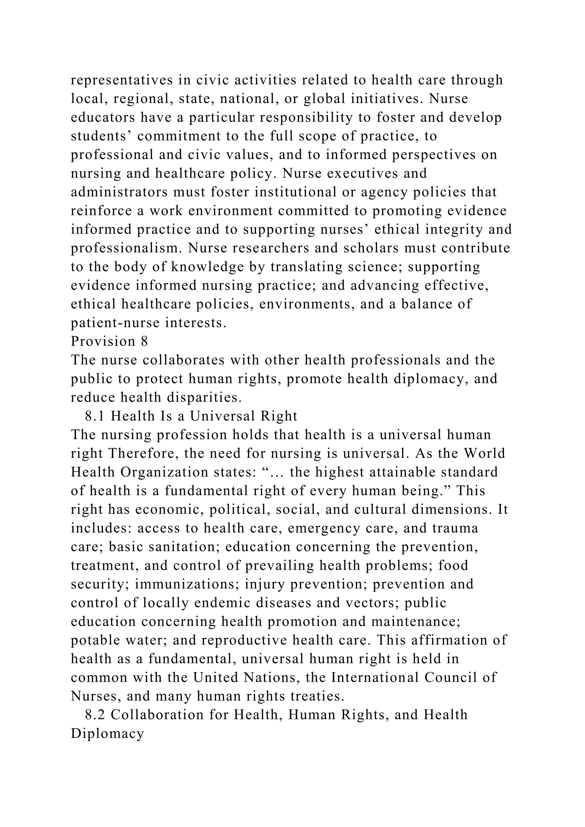 ANA CODE OF ETHICSAPPENDIXBPrefaceThe Code of Ethics for N.docx
