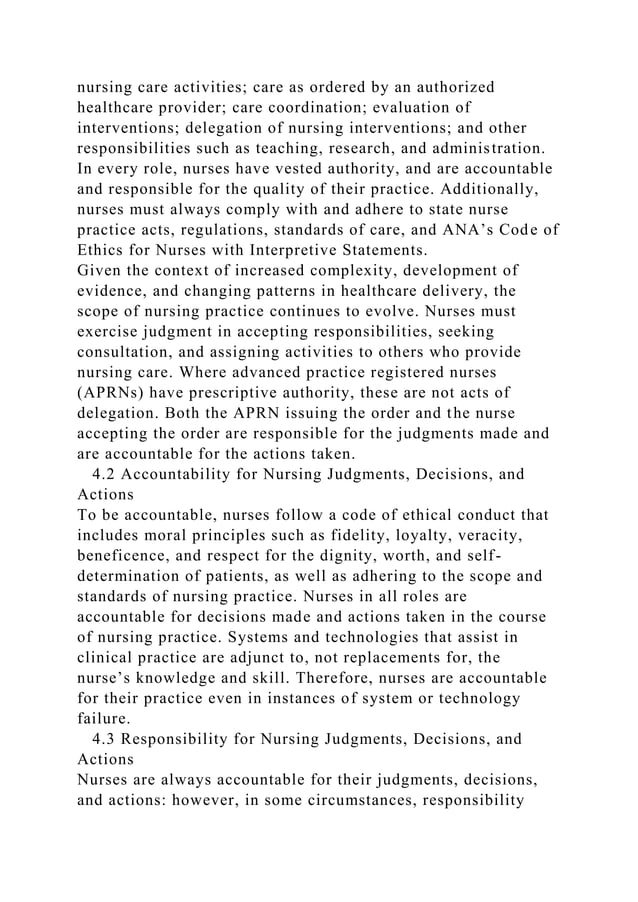 ANA CODE OF ETHICSAPPENDIXBPrefaceThe Code of Ethics for N.docx