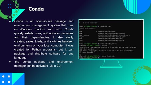 anaconda.pptx | Operating Systems | Computer Software and Applications