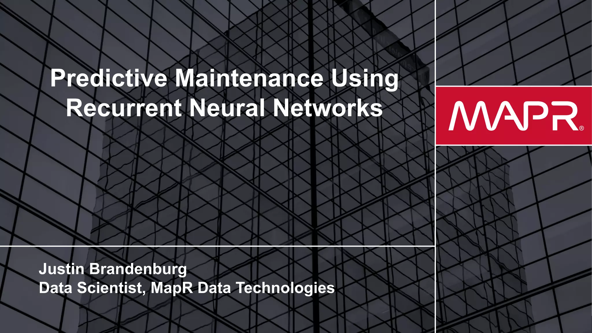 Predictive Maintenance Using Recurrent Neural Networks Pdf Computing Technology And Computing