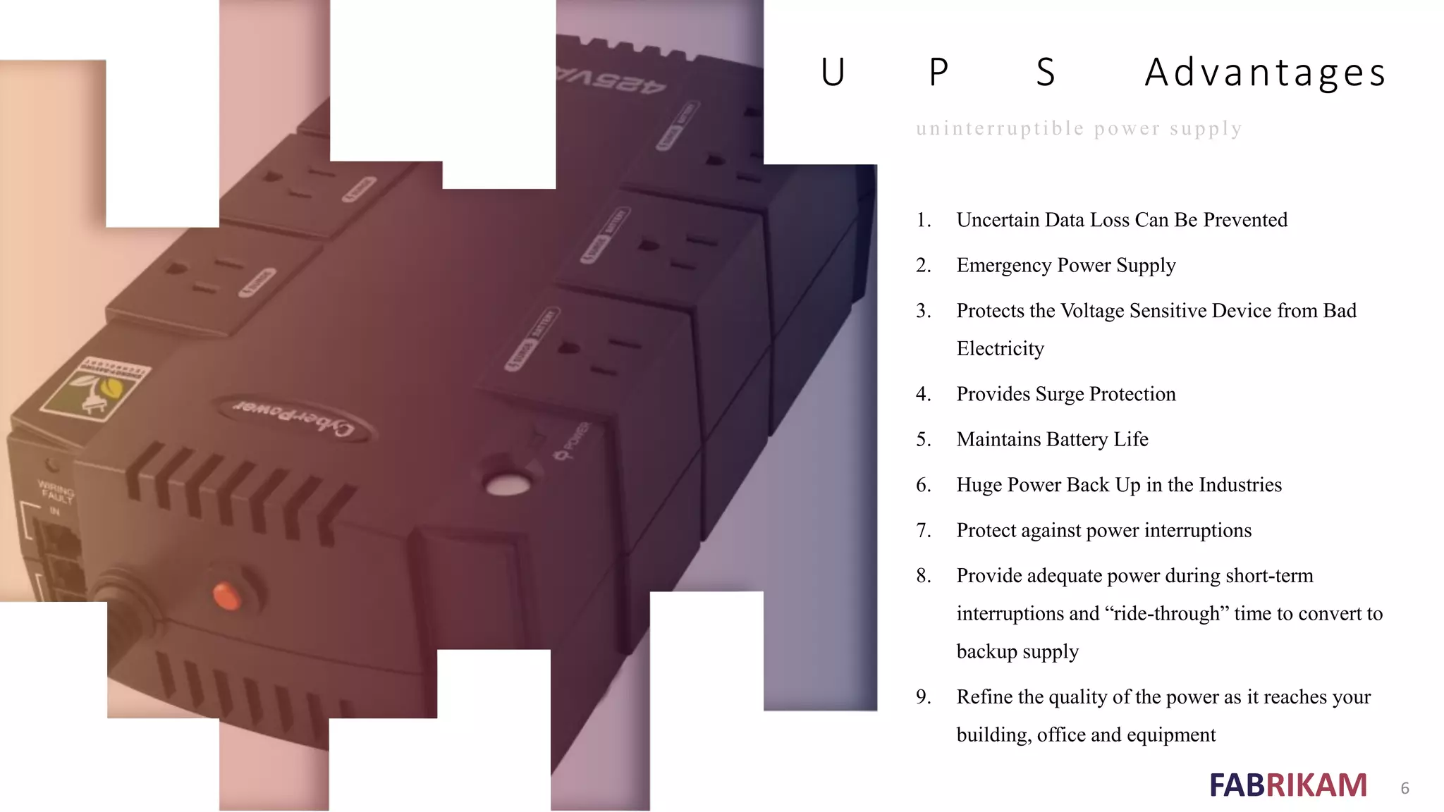 An ac power supply (ups) circuit | PPTX