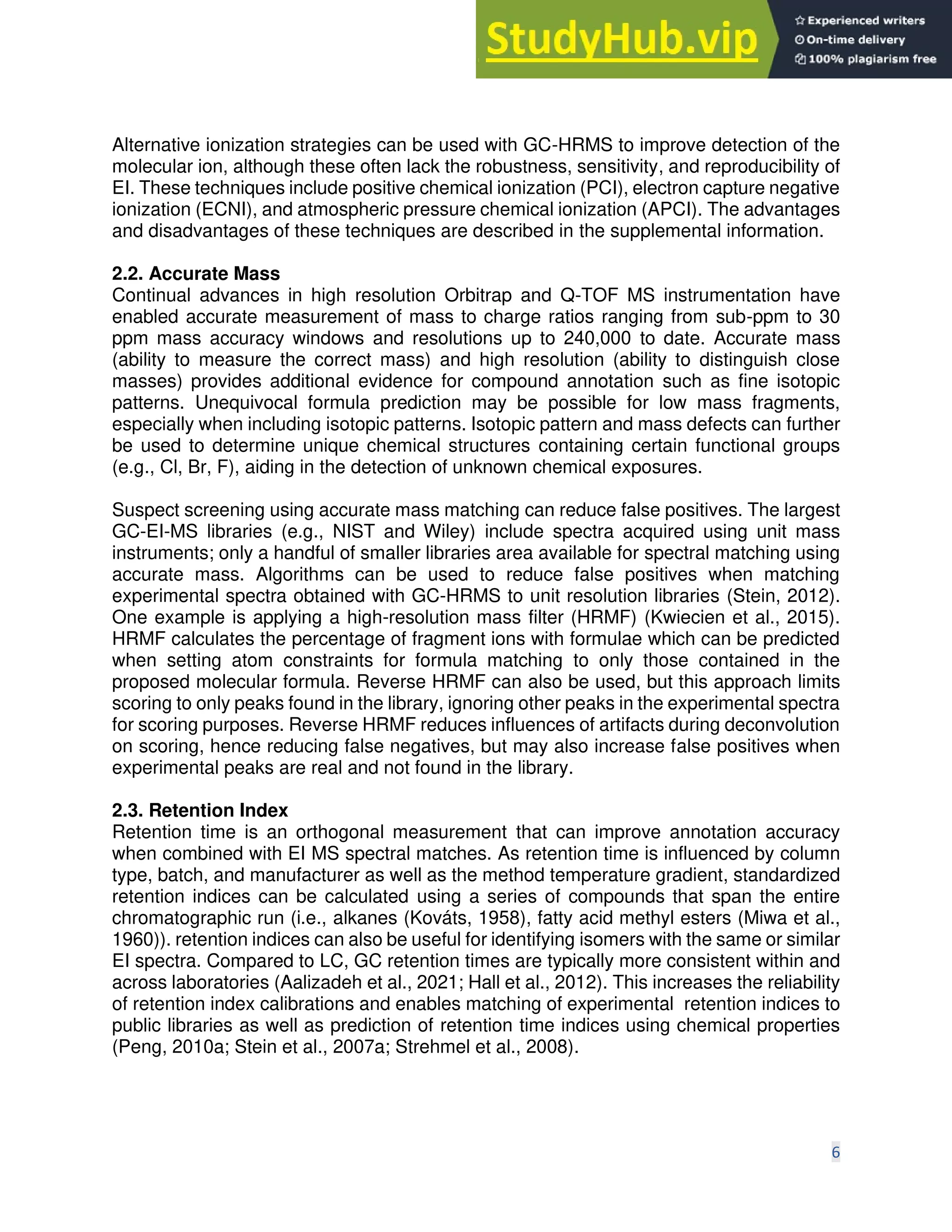 An Actionable Annotation Scoring Framework For Gas Chromatography ...