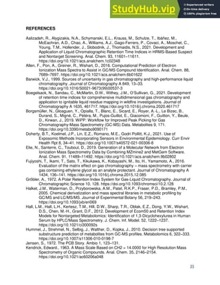 An Actionable Annotation Scoring Framework For Gas Chromatography - High Resolution Mass ...