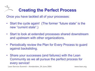 An Action Plan for Lean Services | PDF