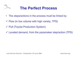 An Action Plan for Lean Services | PDF